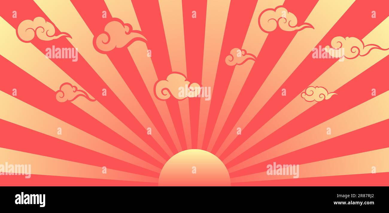 Sunbeam oriental Stock Vector Images - Alamy