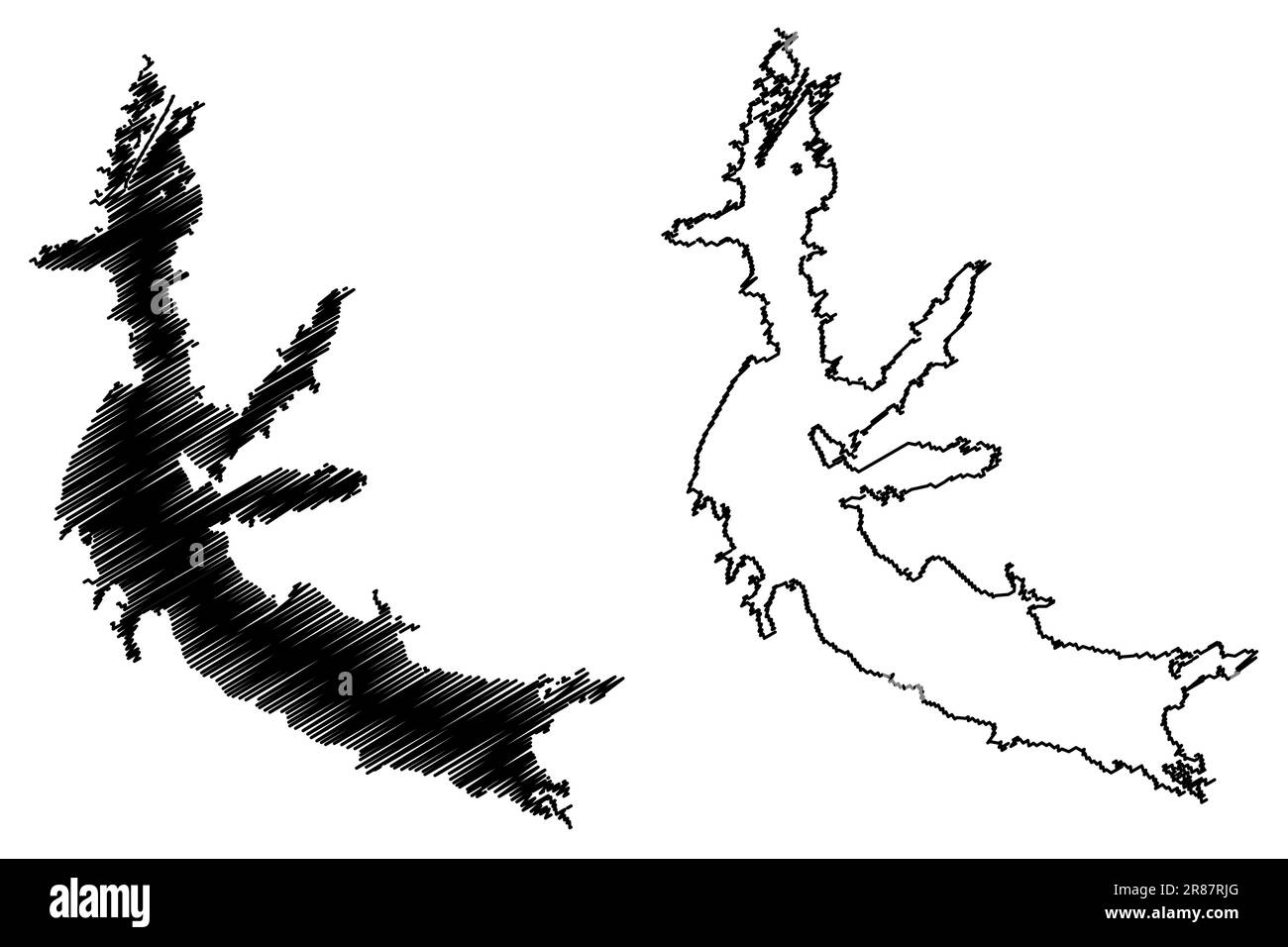 Lake Arkabutla Reservoir (United States of America, North America, us ...