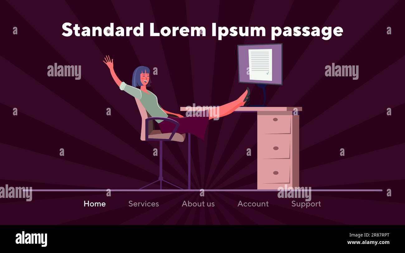 Female college student writing Stock Vector Images - Alamy