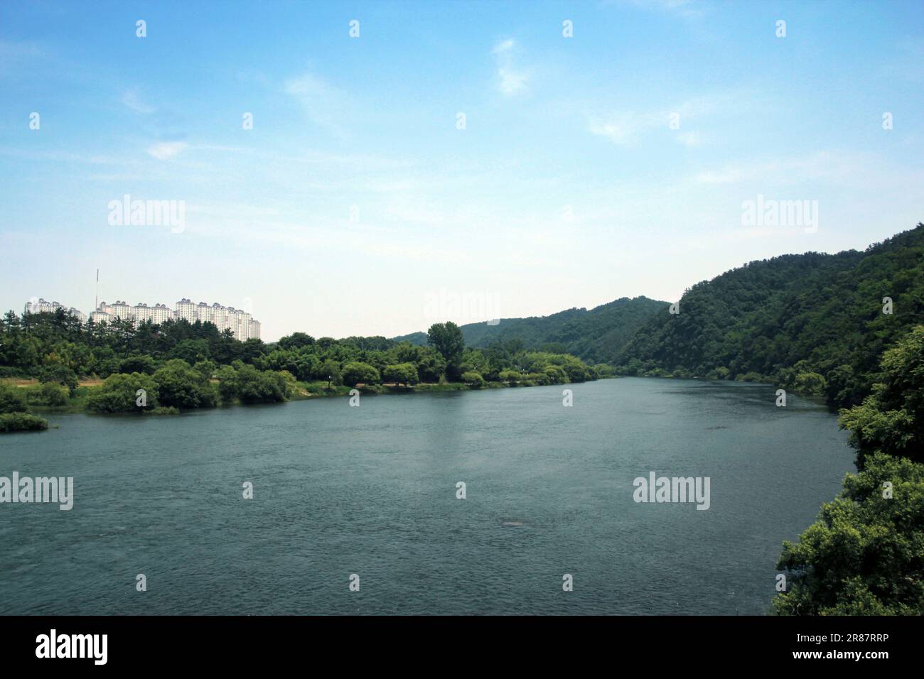 Photo of Namgang Dam, hydroelectric power plant dam in Namgang, Jinju ...