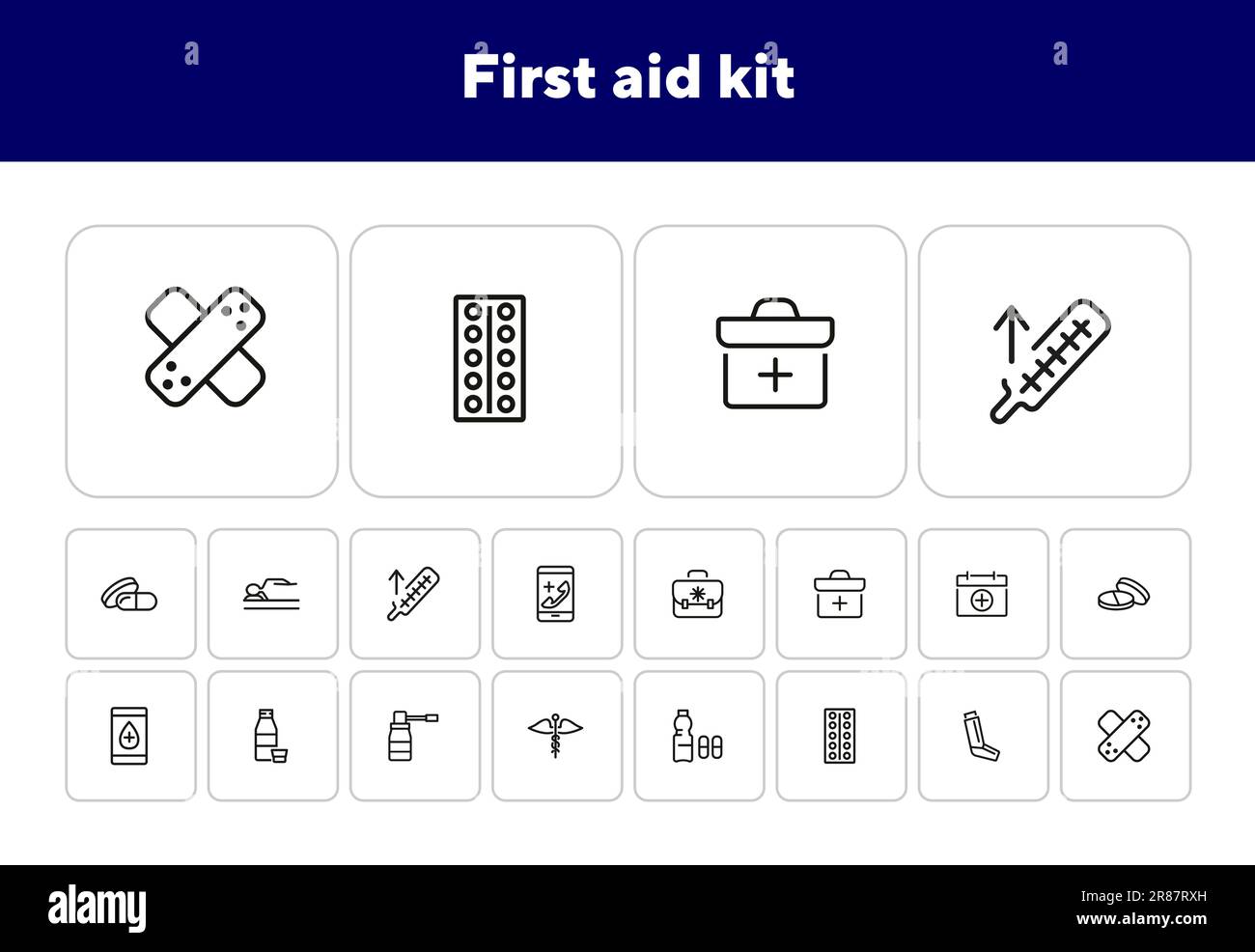 Kit logo design hi-res stock photography and images - Alamy