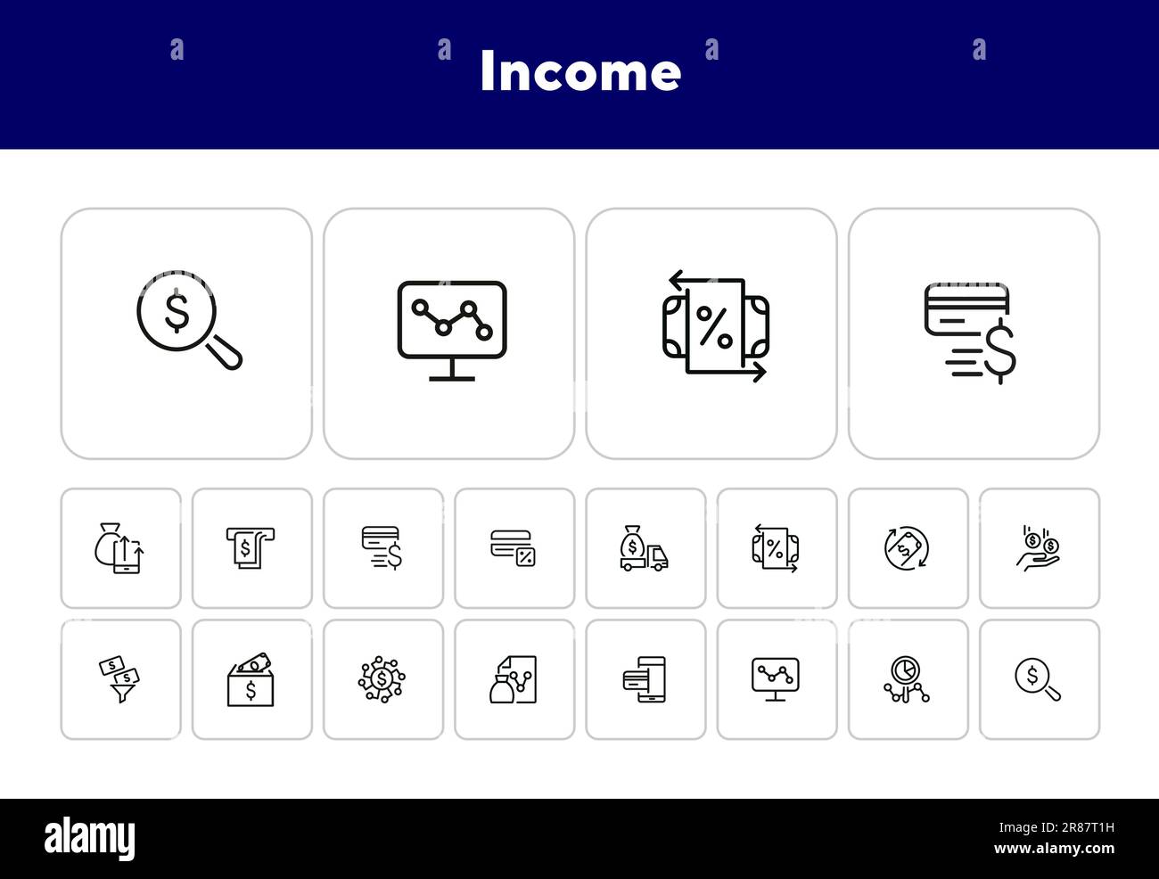 Holding funnel Stock Vector Images - Alamy