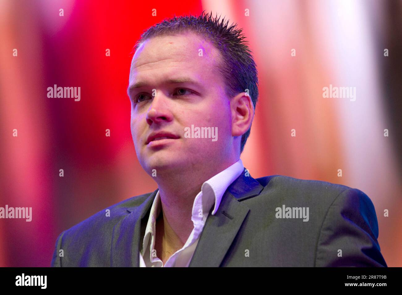 Bram van der Volk at the launch of Mega website, Dotcom Mansion ...