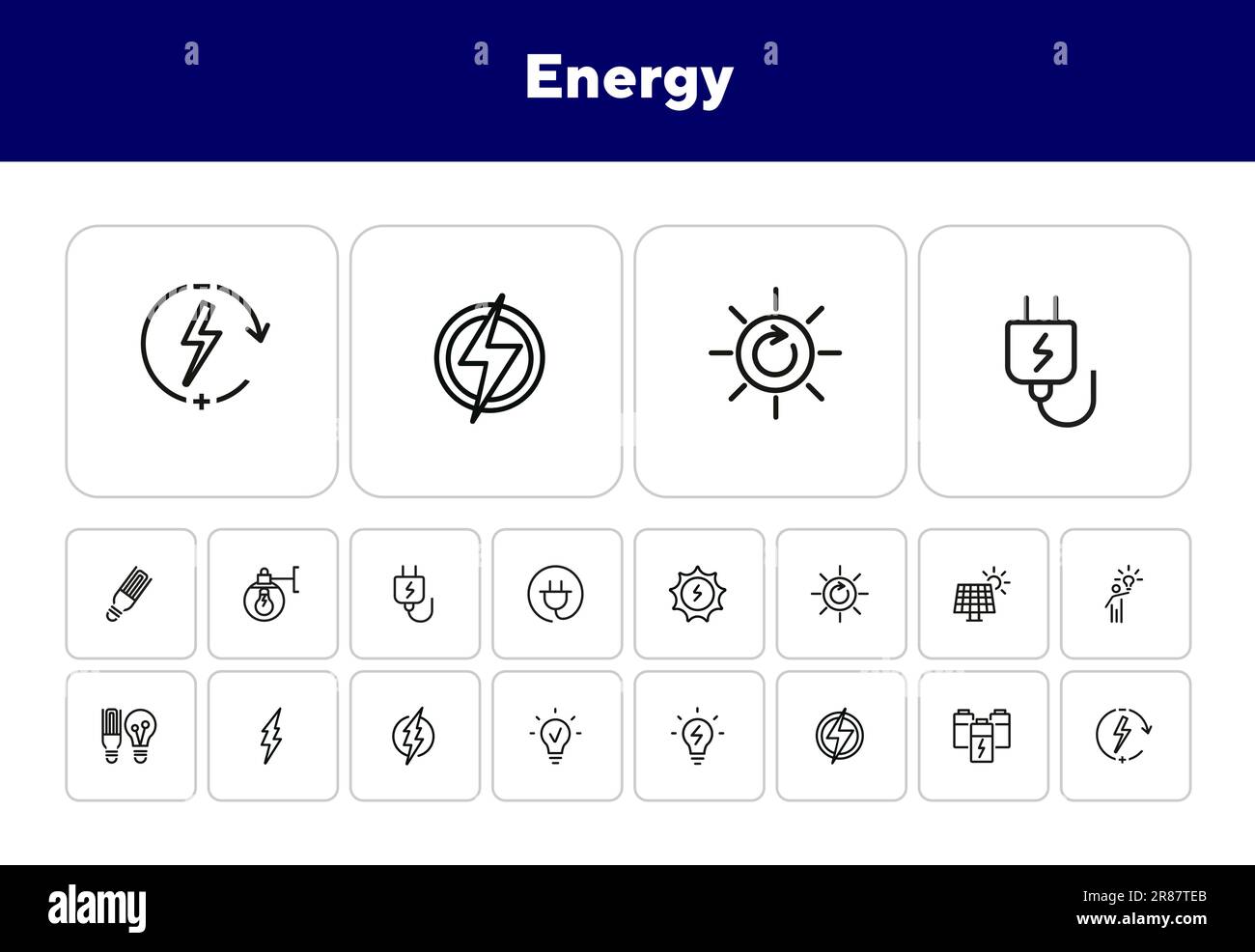 Solar energy unit Stock Vector Images - Alamy
