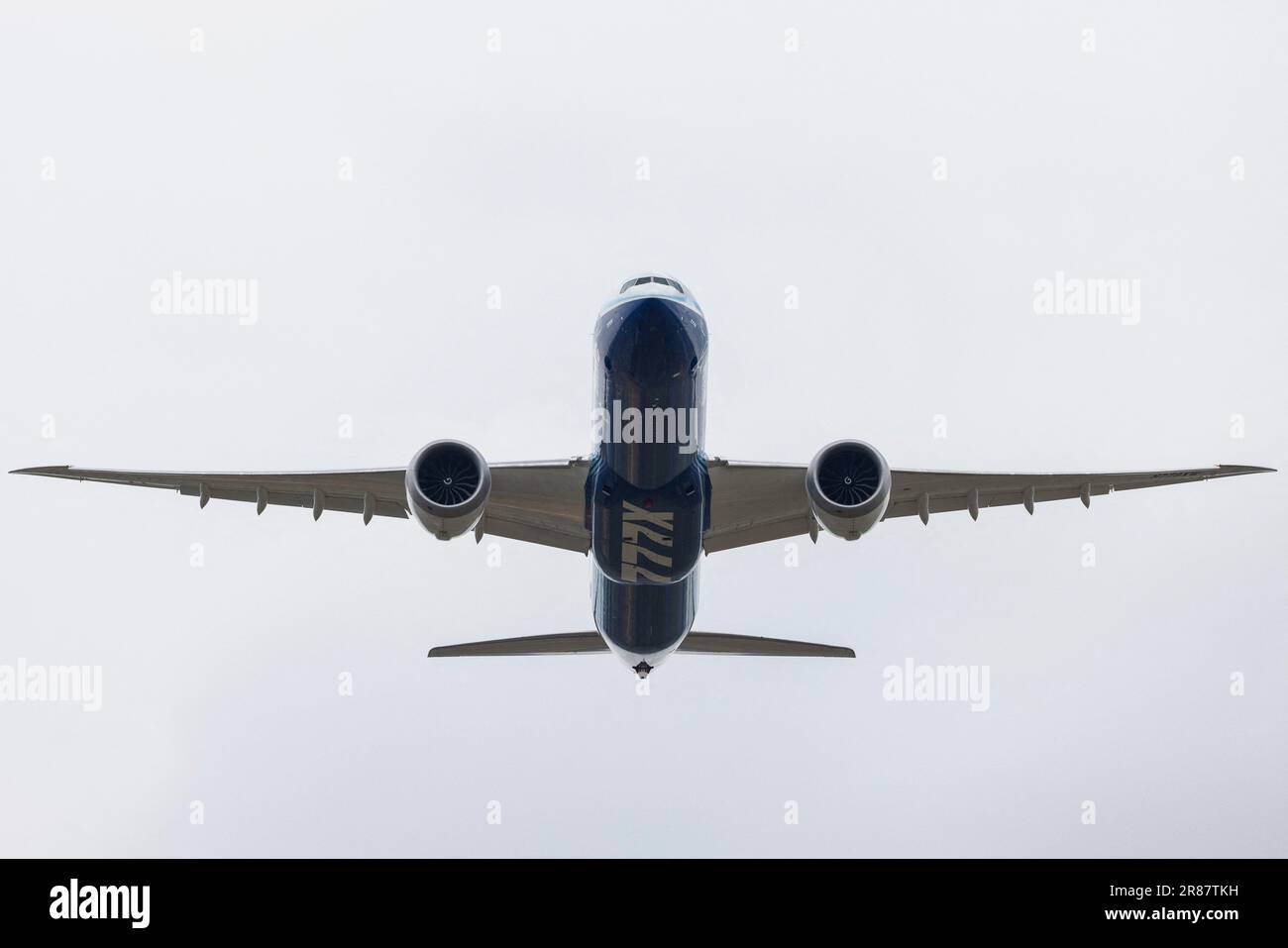 Le Bourget, France. 19th June, 2023. The Boeing 777X is the latest ...
