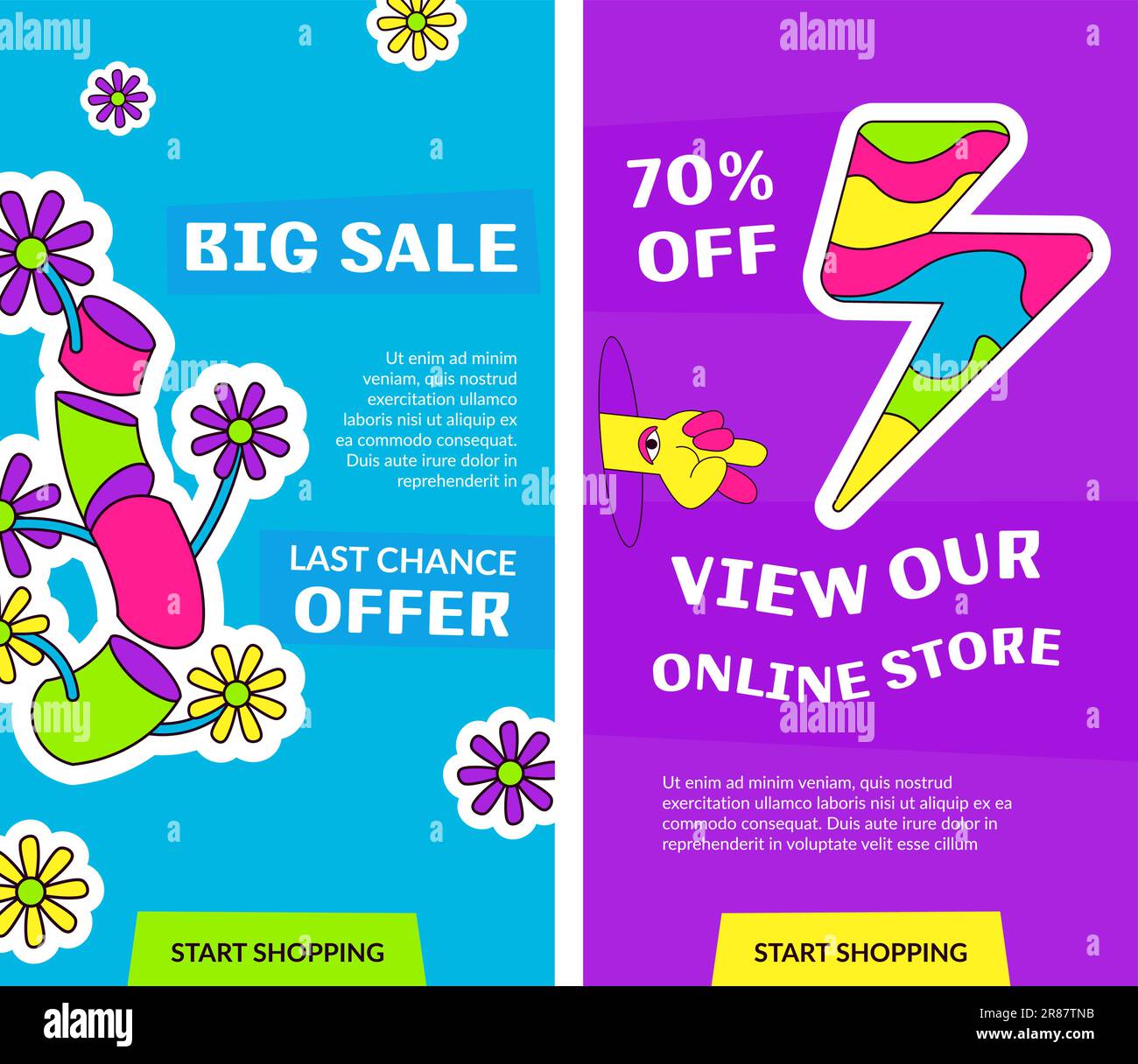 Big stores Stock Vector Images - Alamy