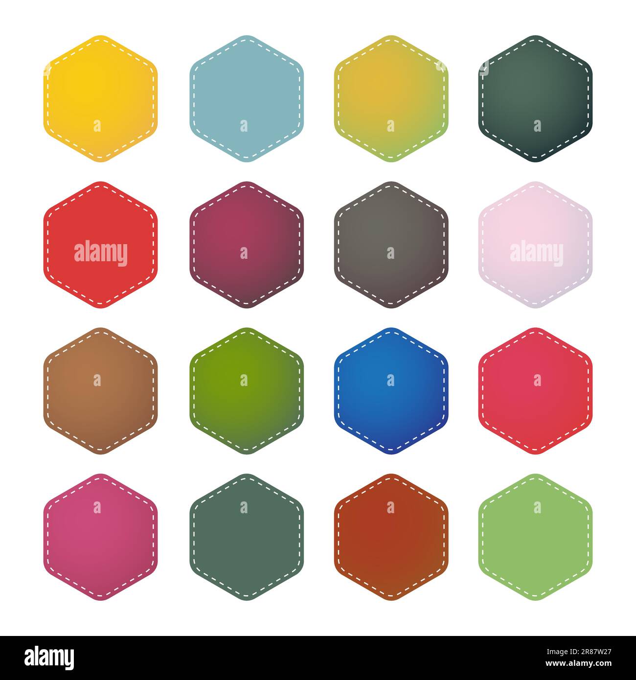 Hexagon border Stock Vector Images - Alamy
