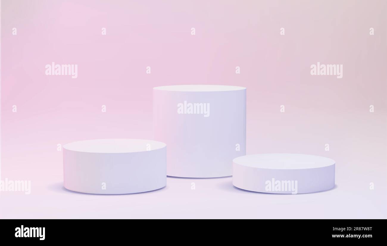 Blank podium for product . Mock up winner podium , 3d render ...