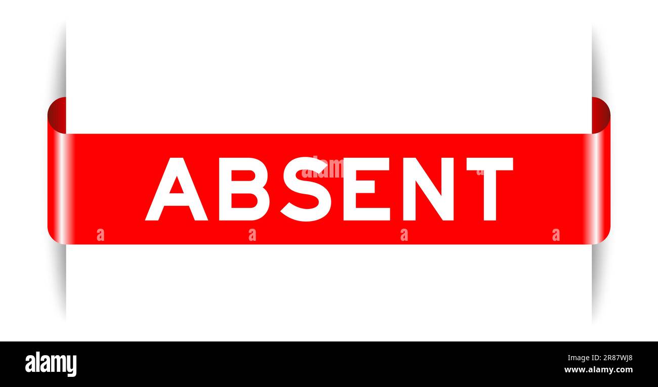 Absent Sign Clip Art