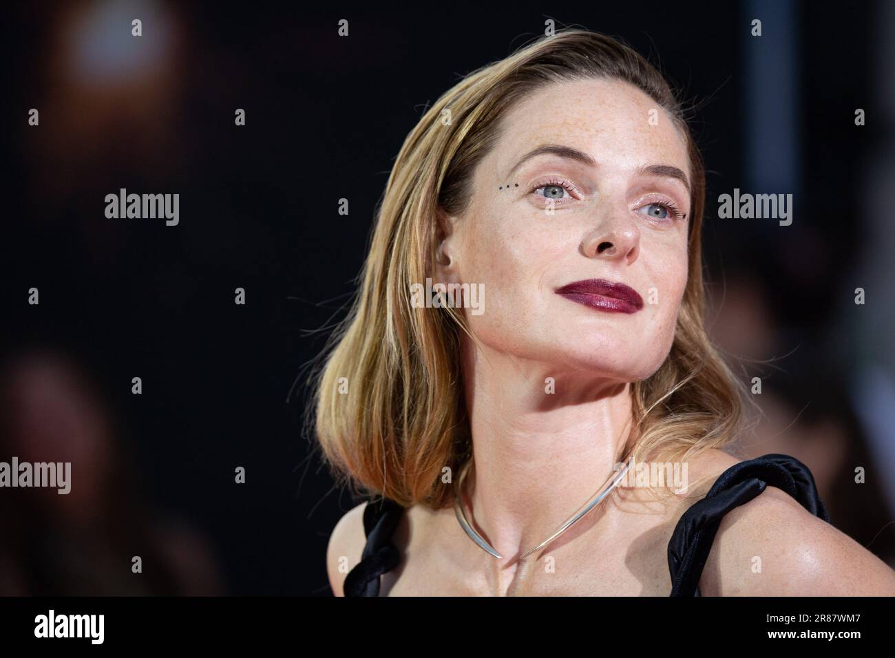 Rome, Italy. 19th June, 2023. Rebecca Ferguson (in an Armani dress and ...