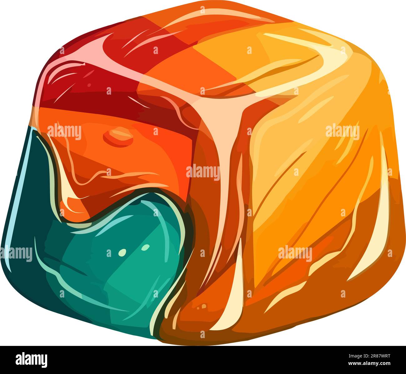sweet gummy delicious snack Stock Vector Image & Art - Alamy