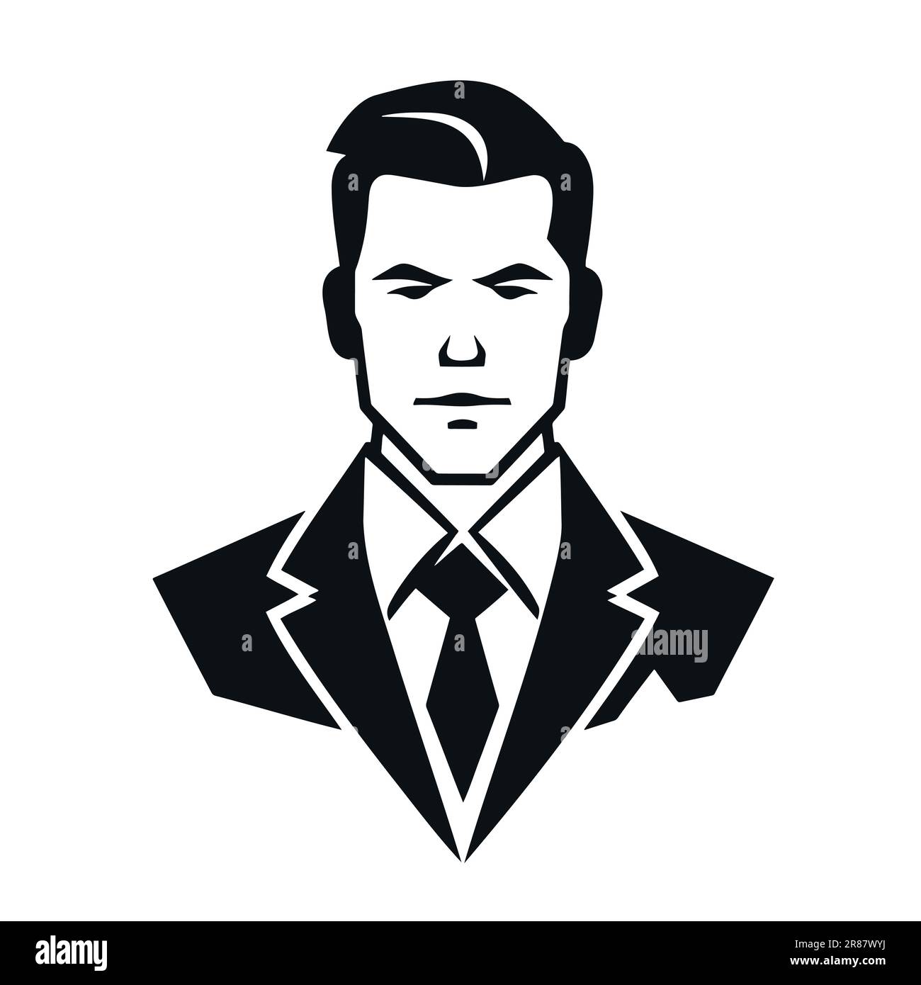 Man wearing formal suit Black and White Stock Photos & Images - Alamy