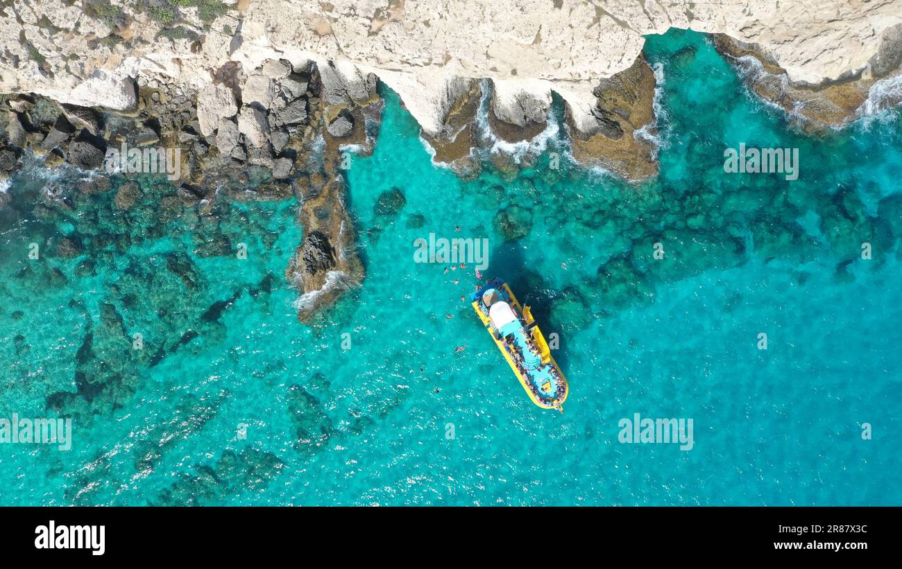 Beautiful beach views of Ayia Napa Cyprus Stock Photo - Alamy