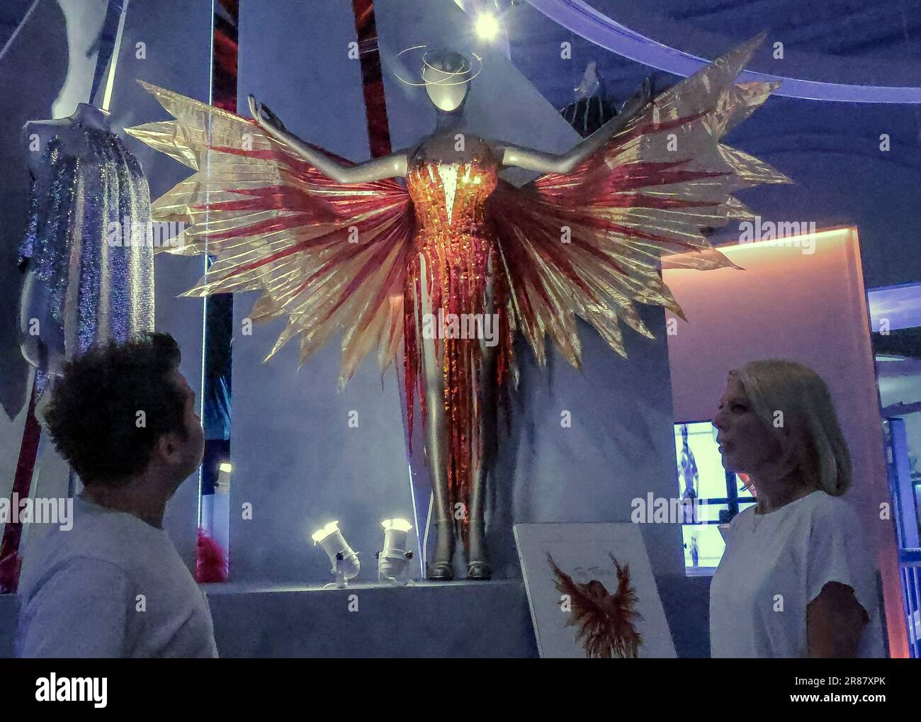 London, UK. 20th June, 2023. Worn by Tina Turner, Bob Mackies Flame ...