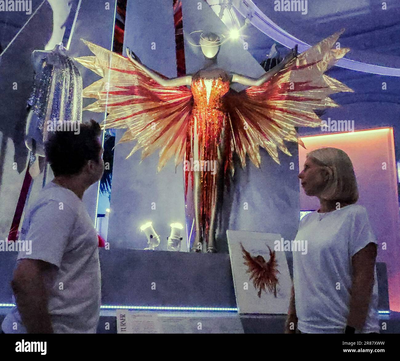 London, UK. 20th June, 2023. Worn by Tina Turner, Bob Mackies Flame ...