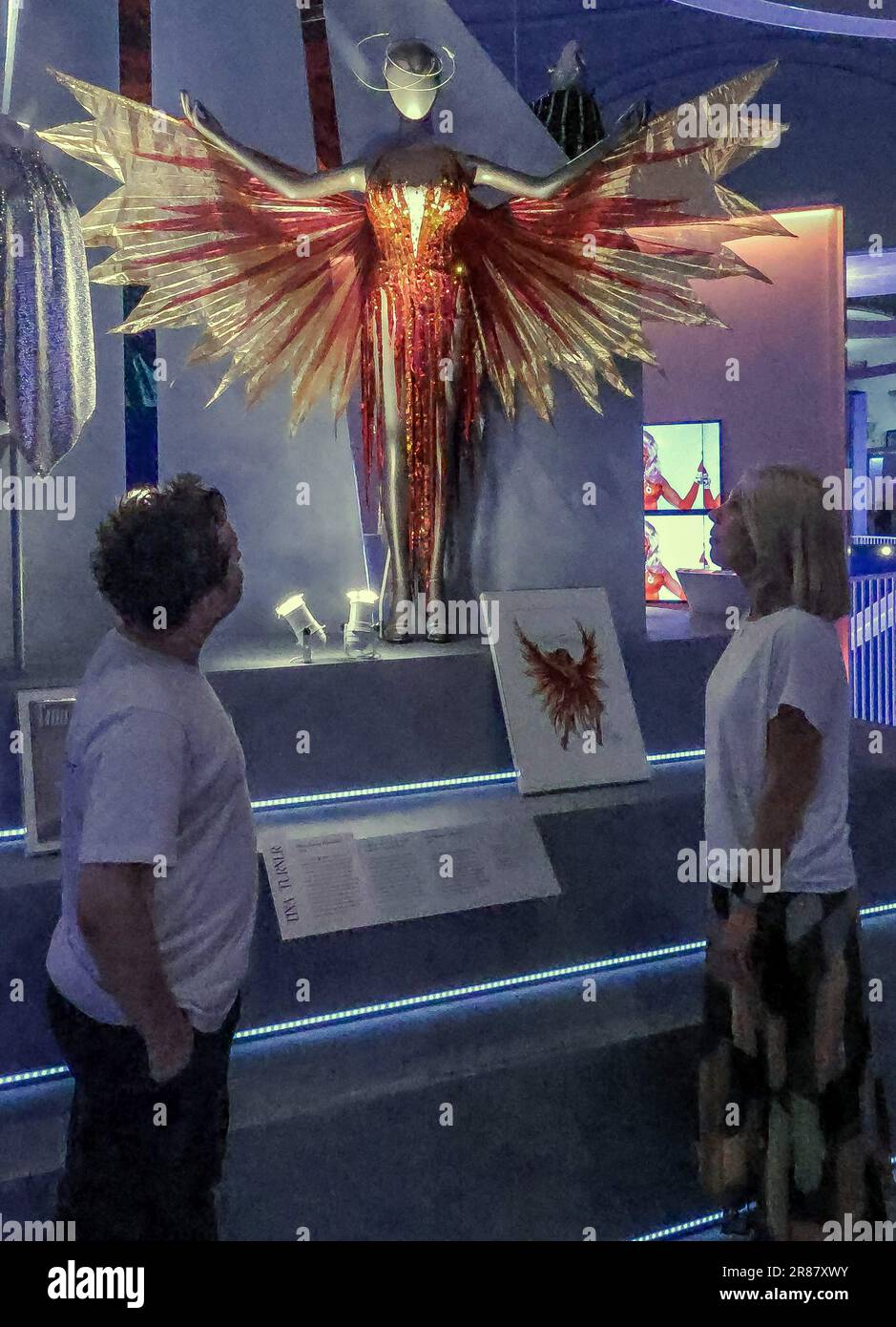 London, UK. 20th June, 2023. Worn by Tina Turner, Bob Mackies Flame ...