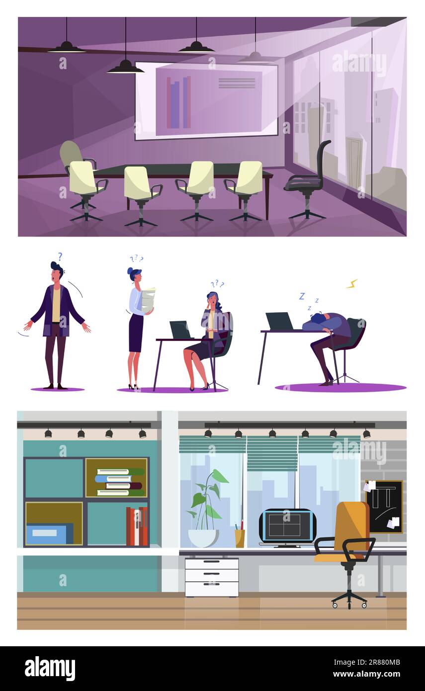 Employees solve Stock Vector Images - Alamy