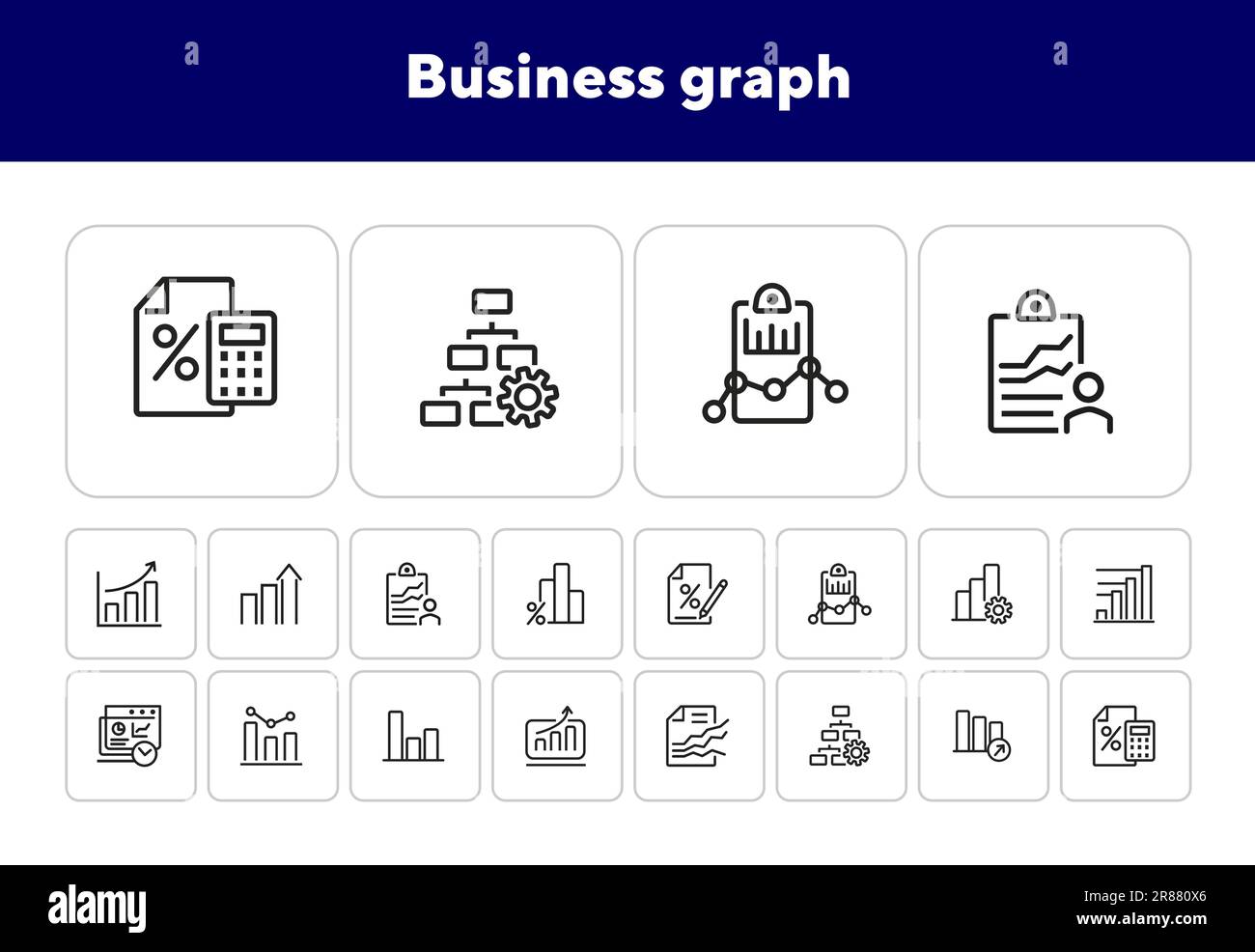 Business graph icon Stock Vector Image & Art - Alamy