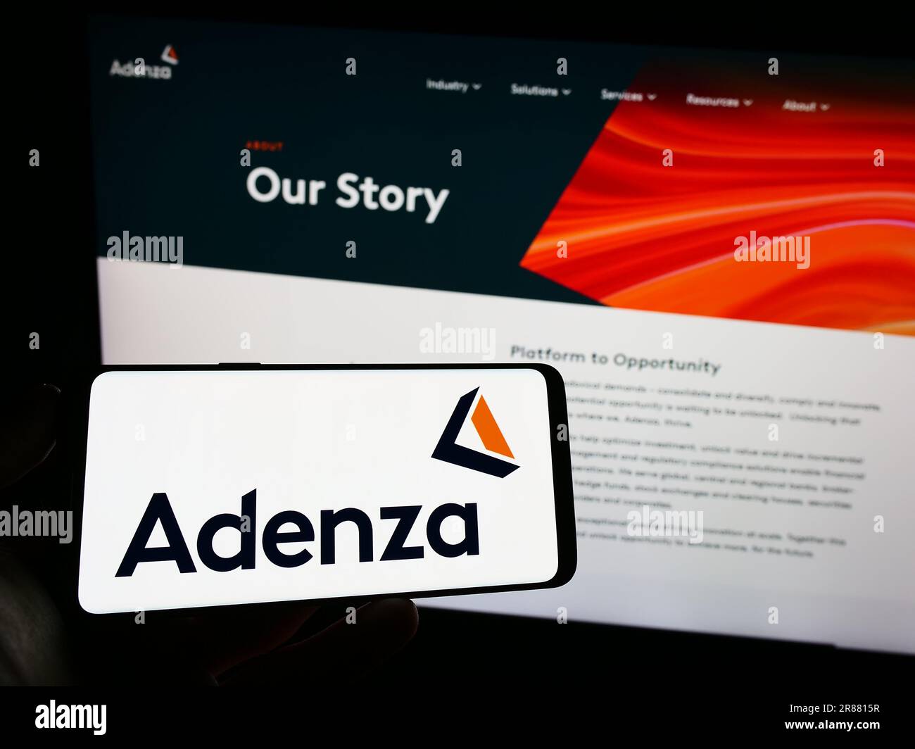 Logo adenza hi-res stock photography and images - Alamy