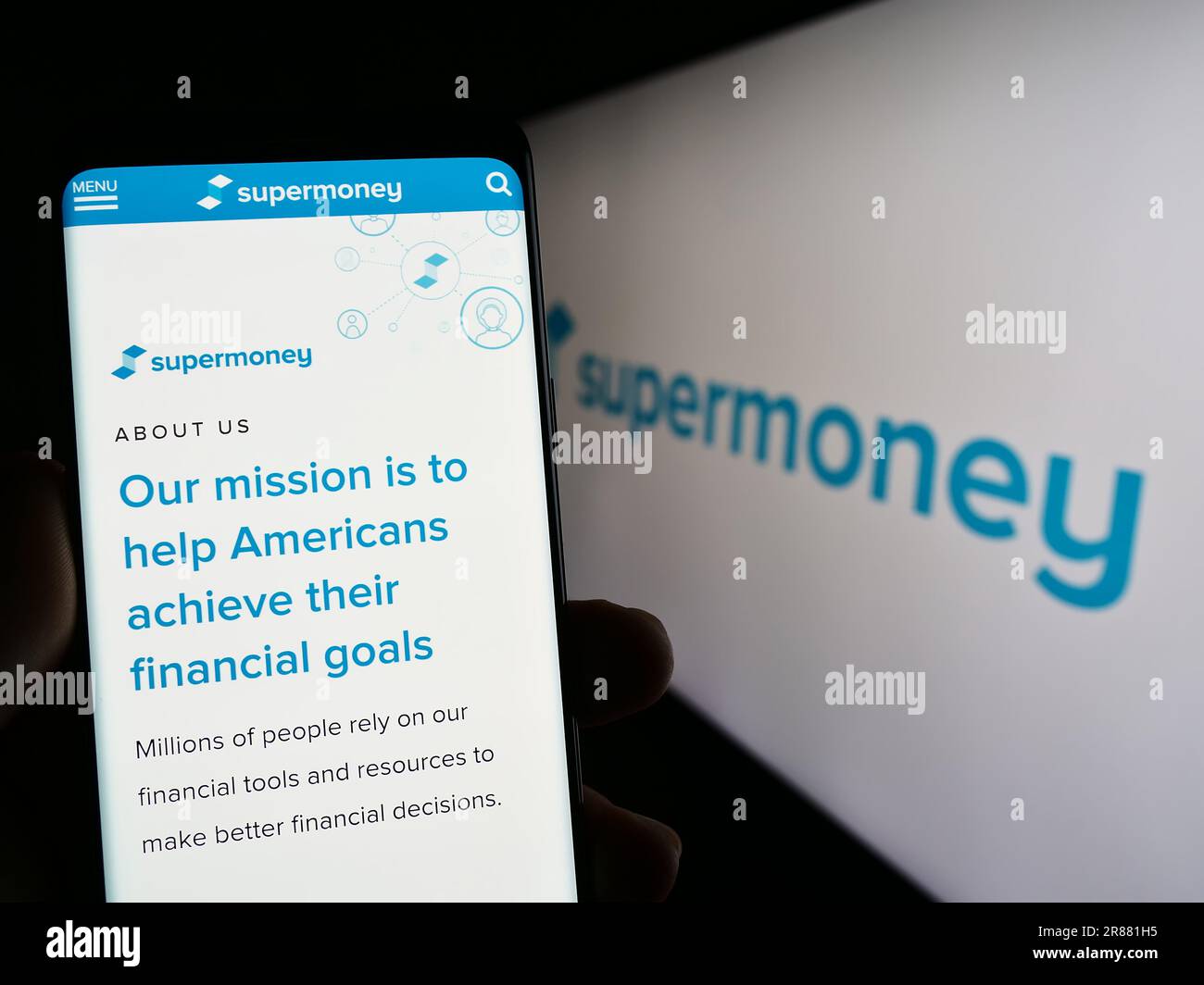 Supermoney logo hi-res stock photography and images - Alamy
