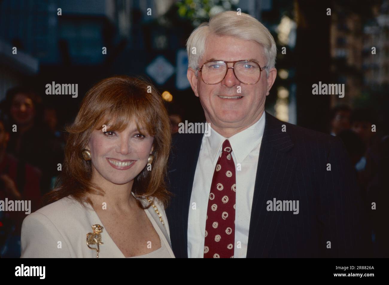 Marlo Thomas and Phil Donahue in New York City, circa early 1990's ...