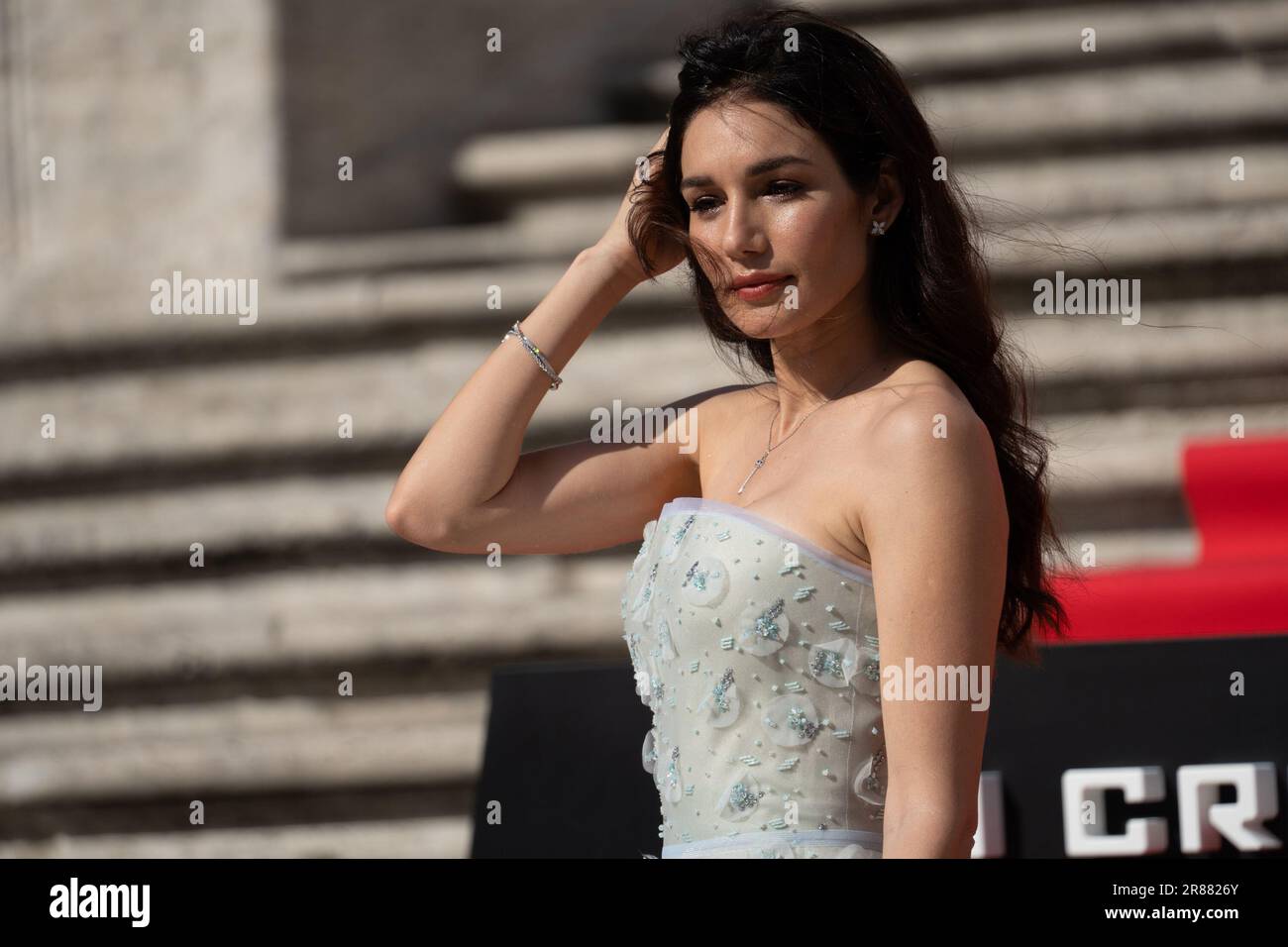 Rome, Italy. 19th June, 2023. Cuban, Italian and US actress Mariela ...