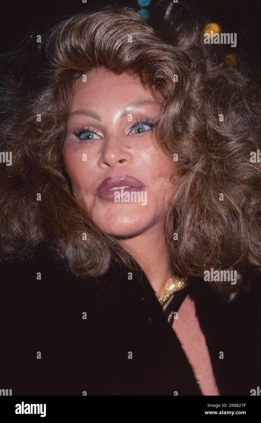 Jocelyn Wildenstein at a performance of "Fosse" at the Broadhurst ...