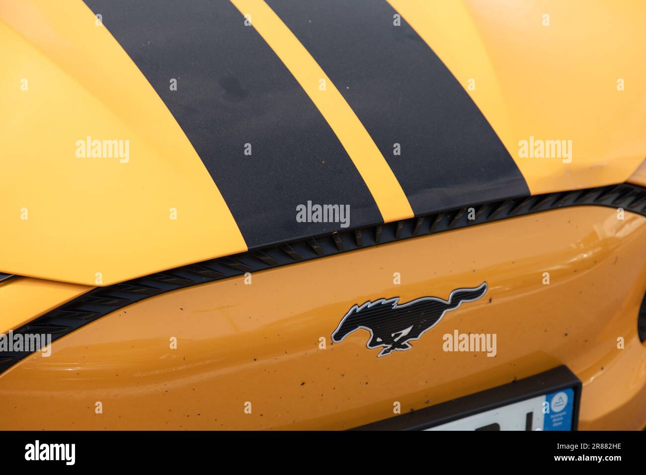 Bordeaux , Aquitaine France - 06 06 2023 : Ford Mustang Mach-E GT logo ...