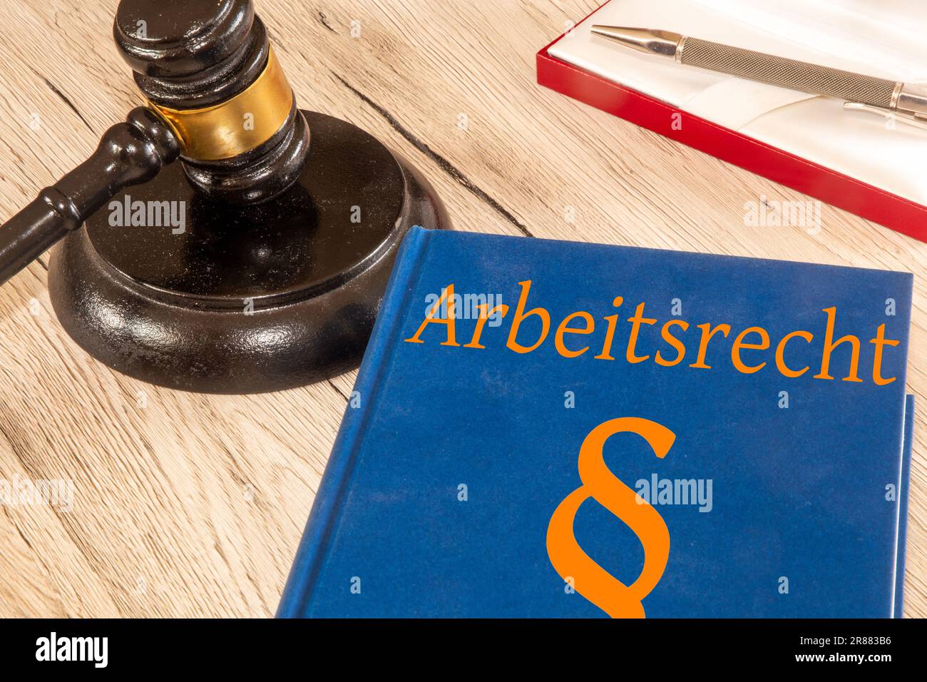 Symbol image: Reference book on labour law (Arbeitsrecht in german ...