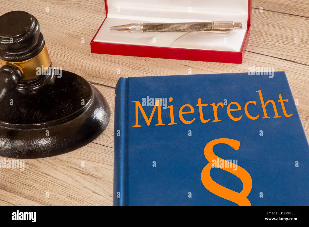 Symbol image: Reference book on tenancy law (Mietrecht in german) next ...