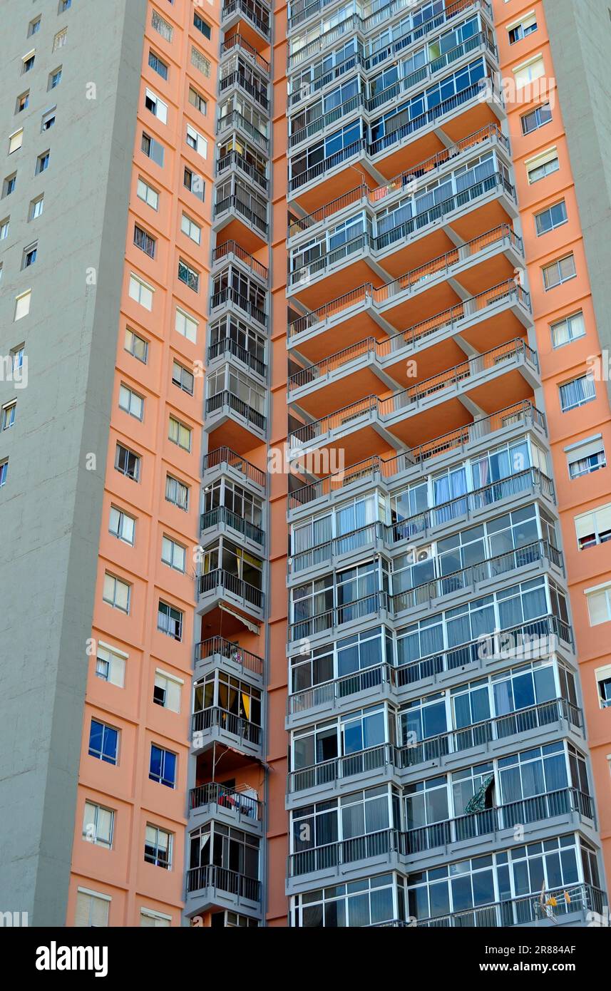 S. Cruz, city centre, apartment block, high-rise, Santa Cruz de ...