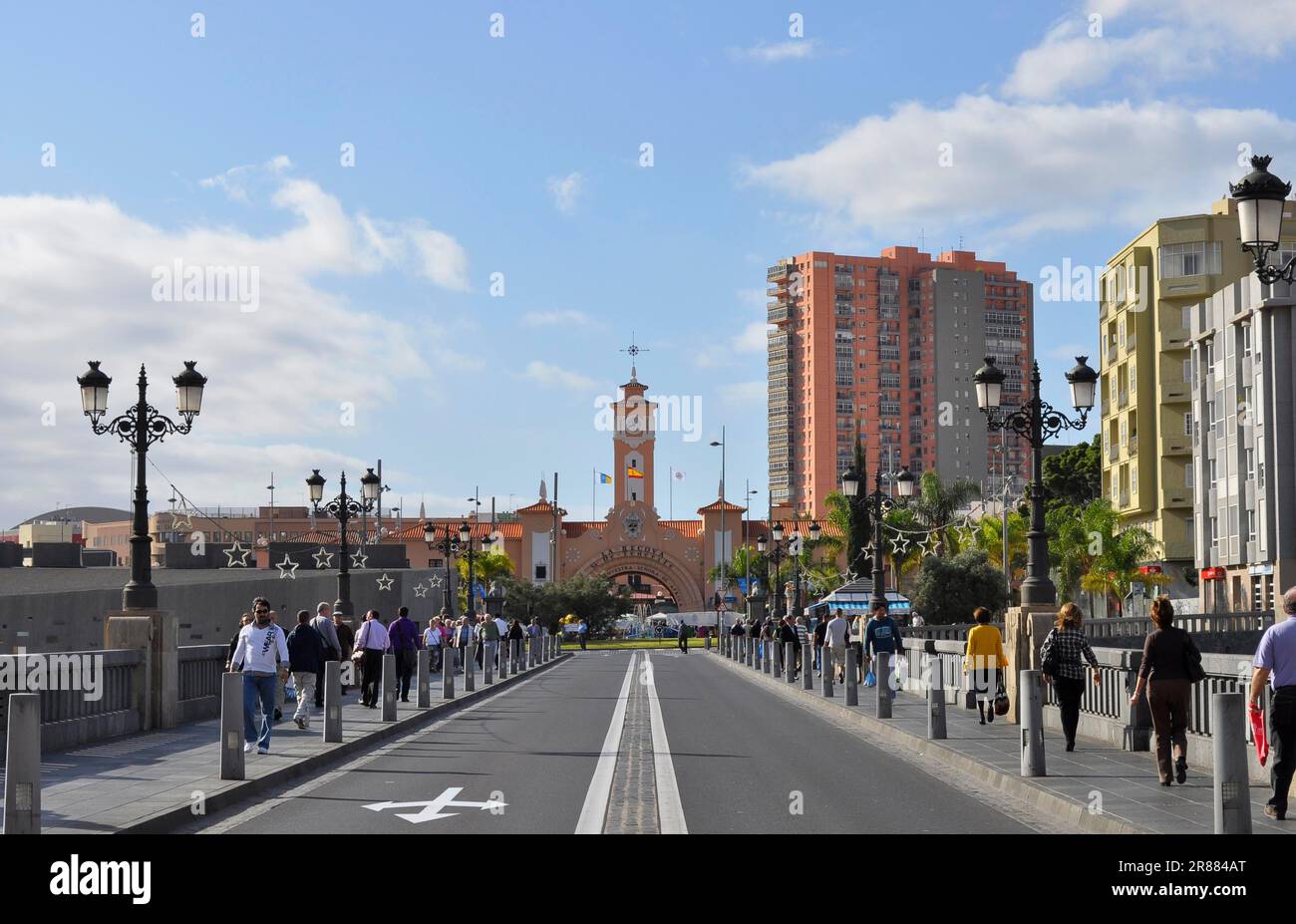 S. Cruz, city centre, apartment block, high-rise, Santa Cruz de ...