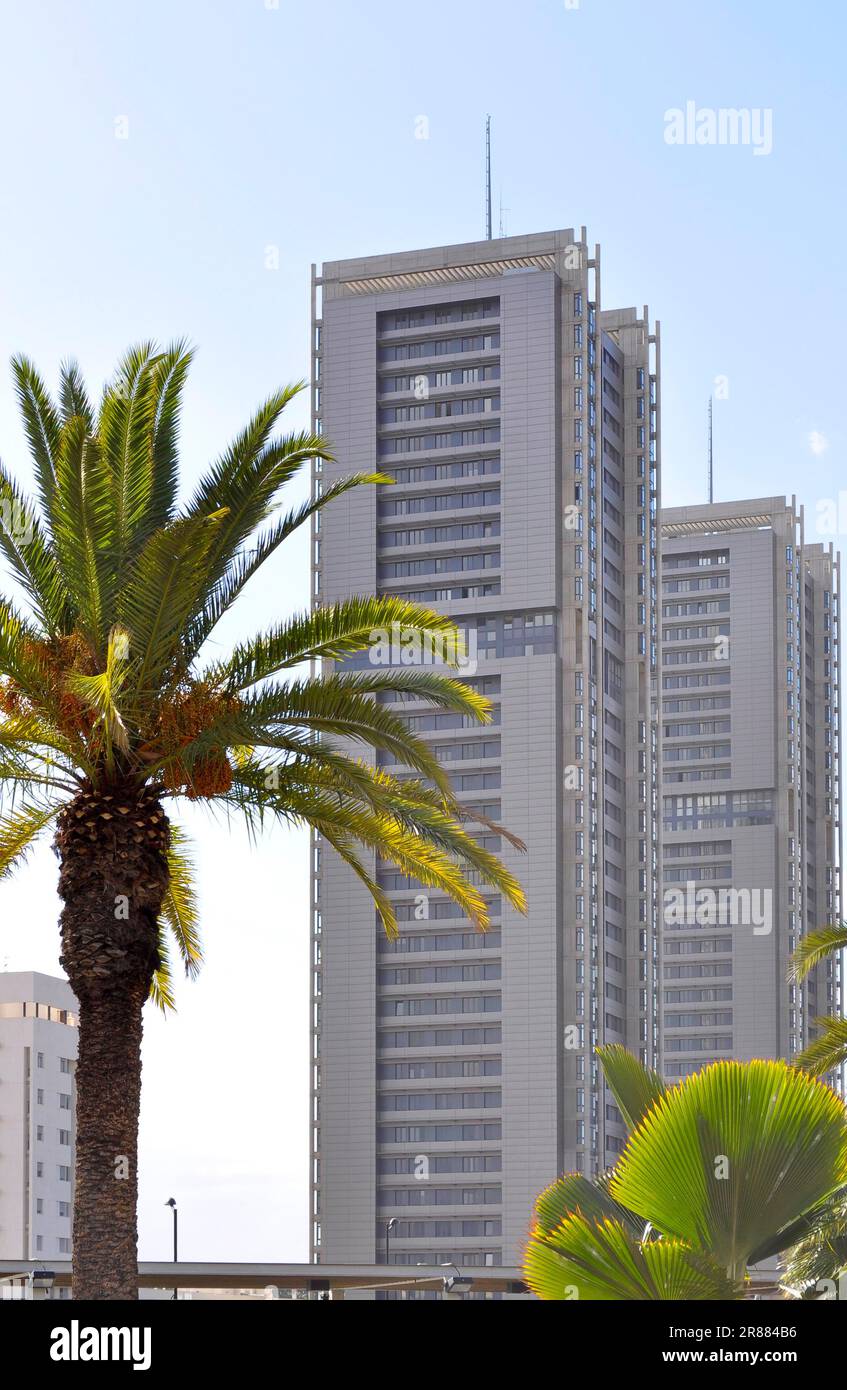 S. Cruz, city centre, apartment block, high-rise, Santa Cruz de ...