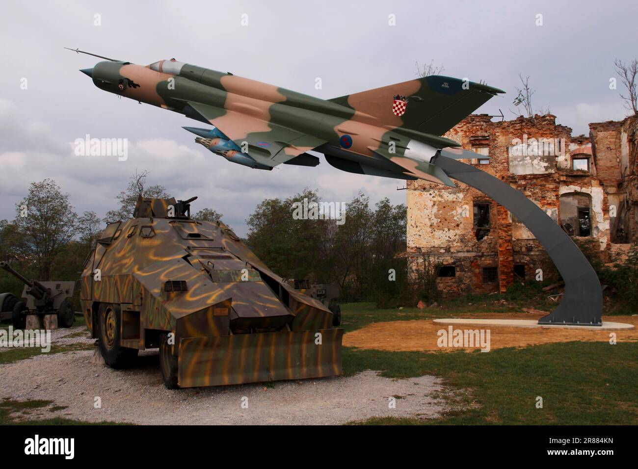 Civil War Museum in the Open Air near Karlovac Croatia Stock Photo - Alamy