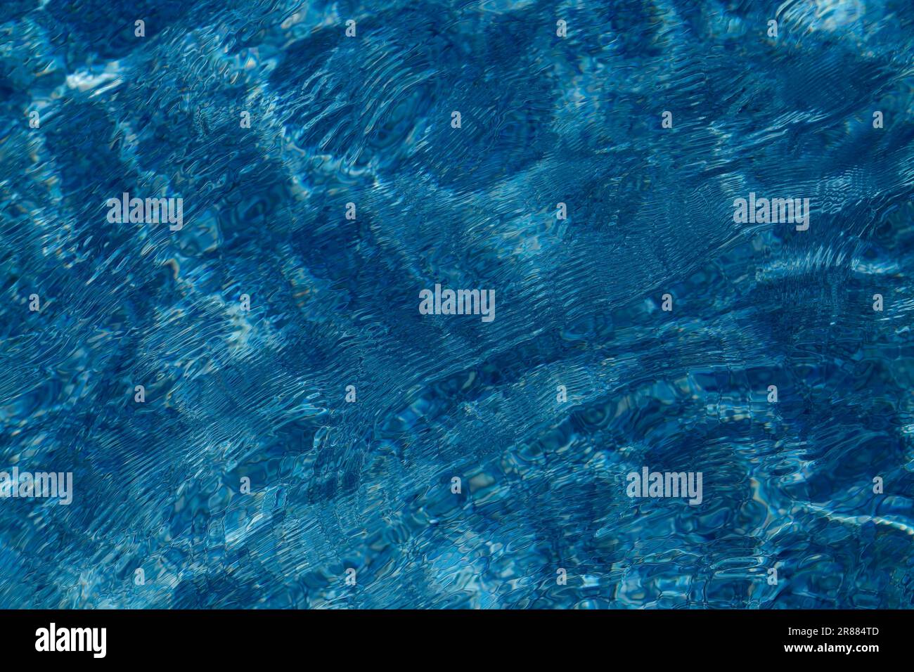 Swimming pool, water surface with reflections, wallpaper Stock Photo ...