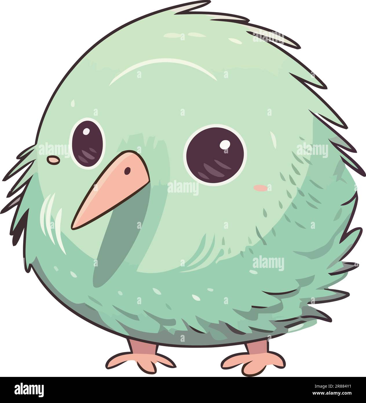 Cute cartoon baby kiwi bird Stock Vector Image & Art - Alamy