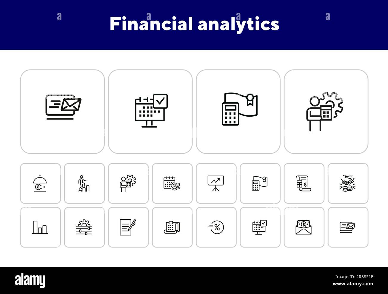 Minimal invoice design Stock Vector Images - Alamy