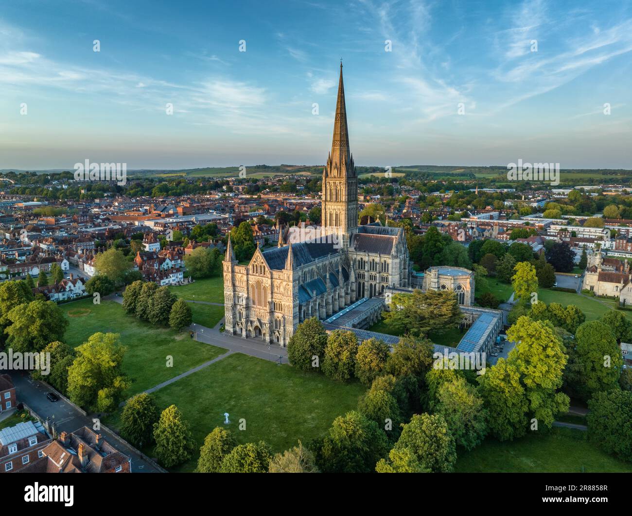 Salisbury aerial hi-res stock photography and images - Alamy