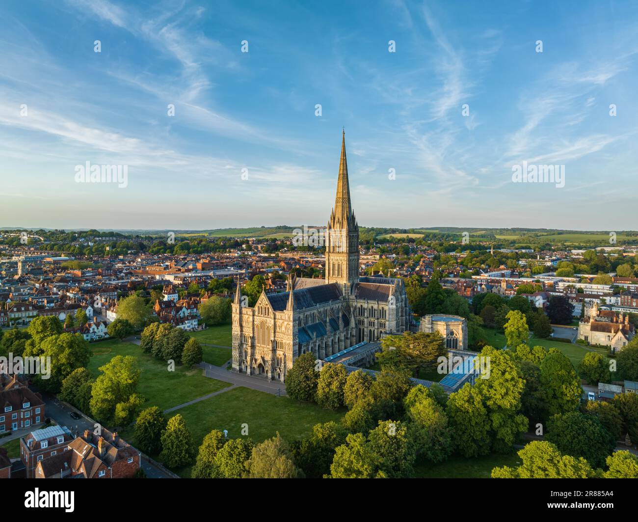 Salisbury aerial hi-res stock photography and images - Alamy