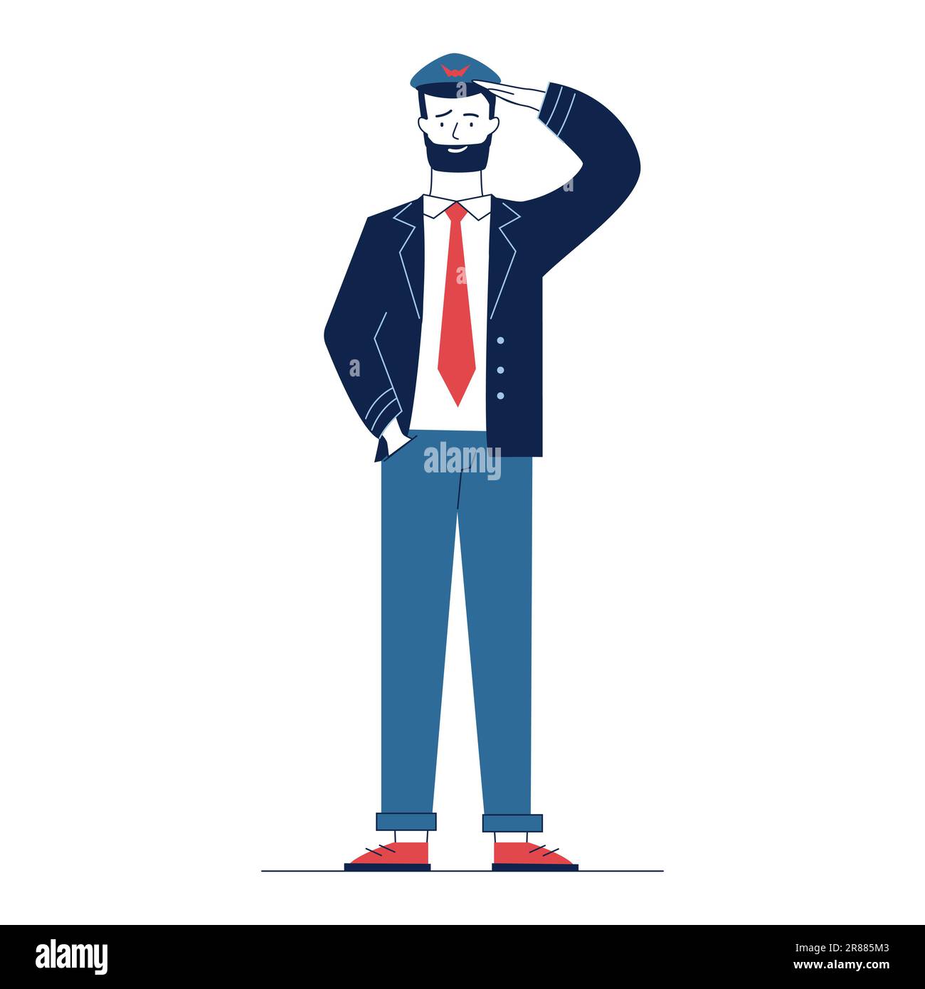 Contour modern jet aircraft Stock Vector Images - Alamy