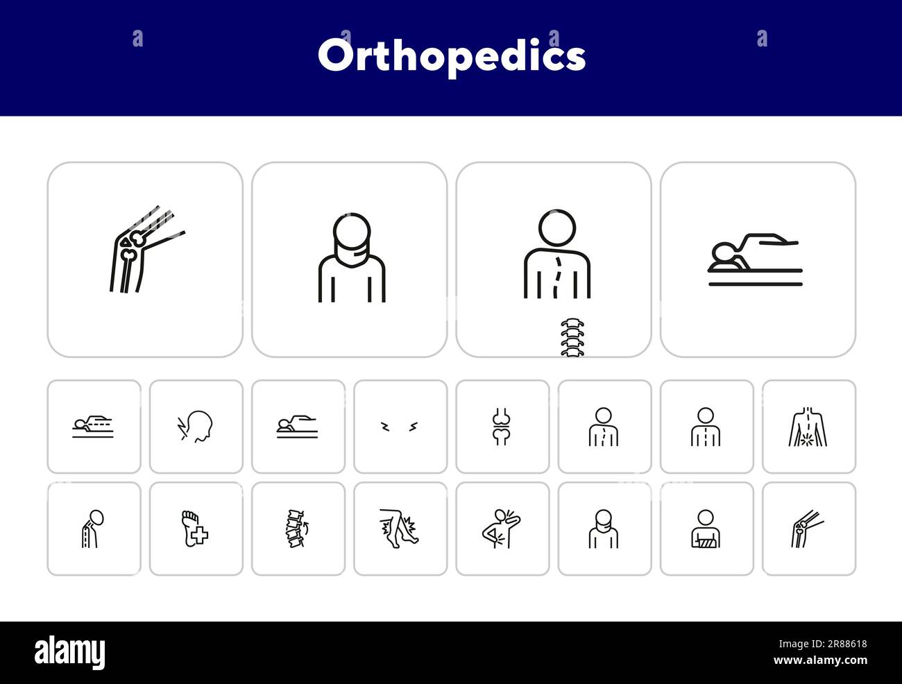 Traumatology and orthopedics Stock Vector Images - Alamy