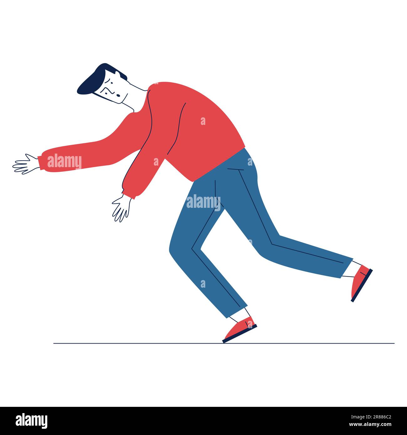 Man stumbling hi-res stock photography and images - Alamy