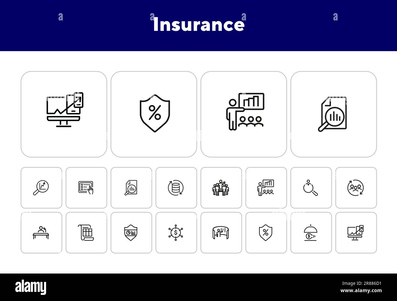 Insurance team Stock Vector Images - Alamy