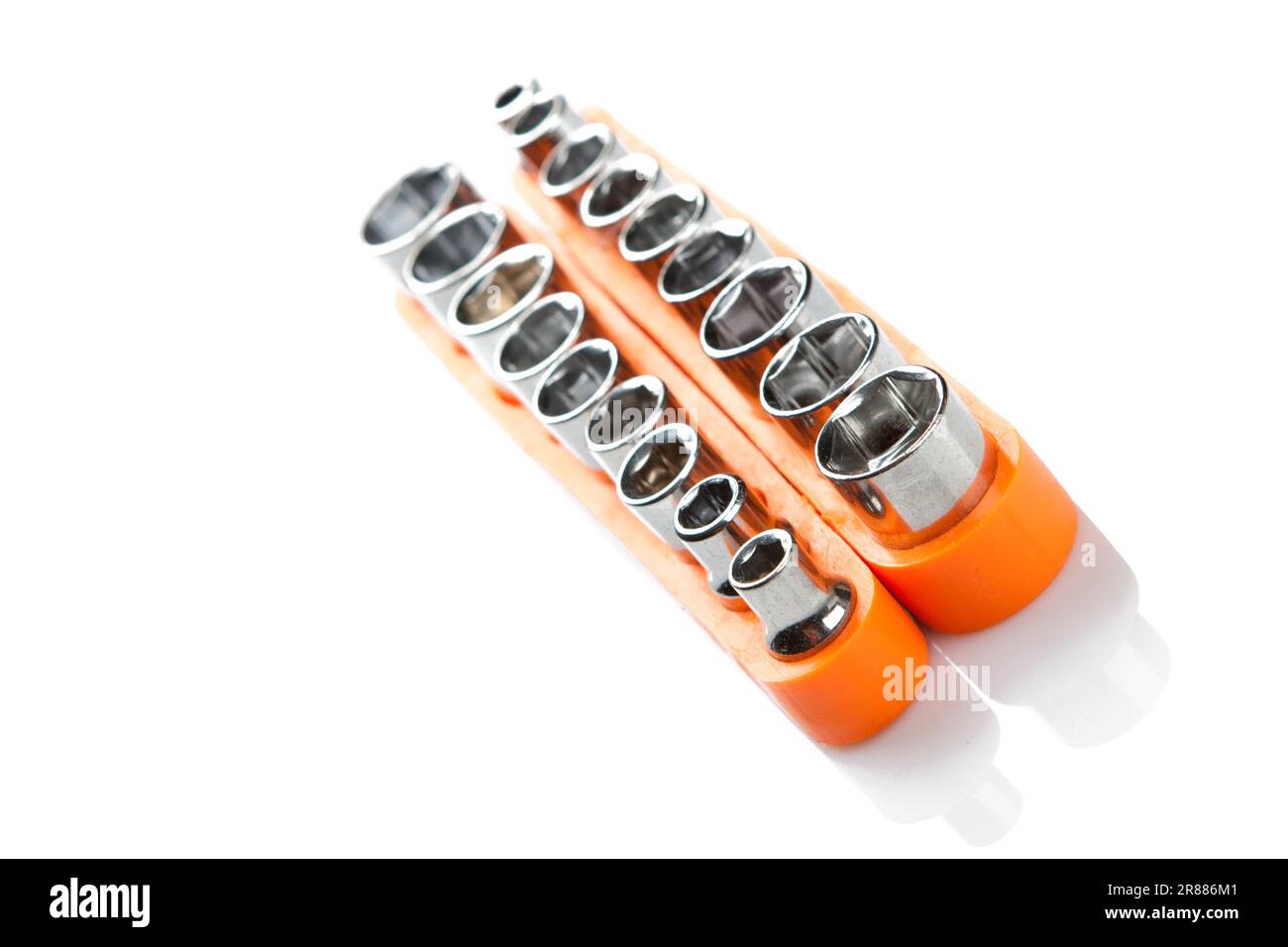Hex socket set isolated on white background Stock Photo - Alamy