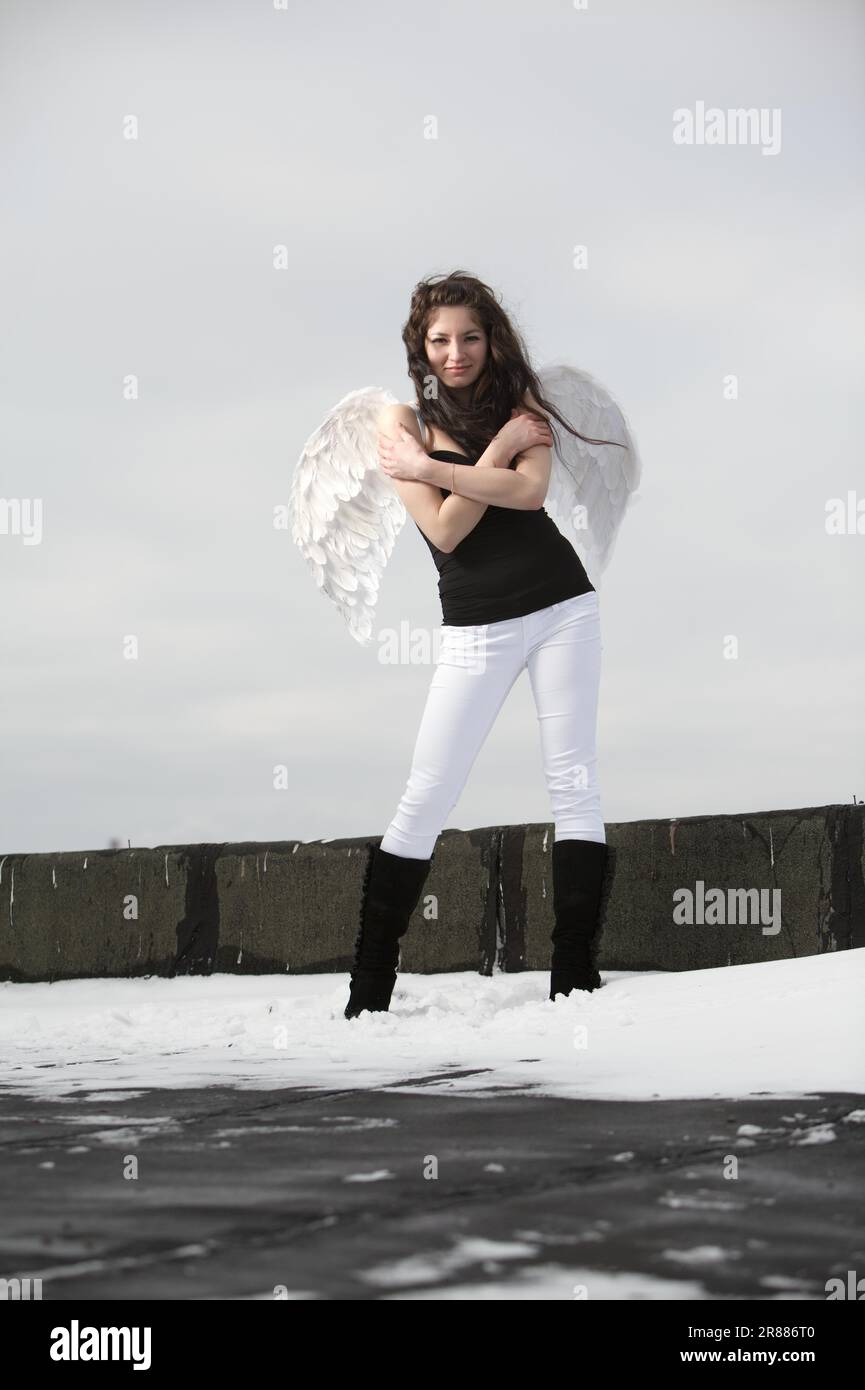 Elegant angel hi-res stock photography and images - Alamy
