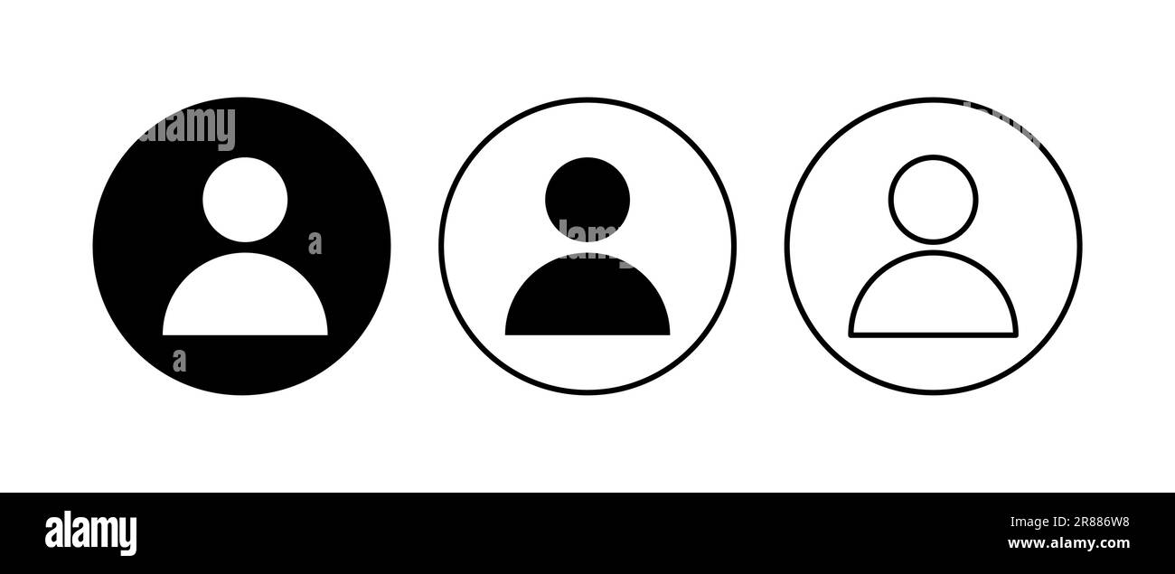 People icon set. person icon vector. User Icon vector Stock Vector ...