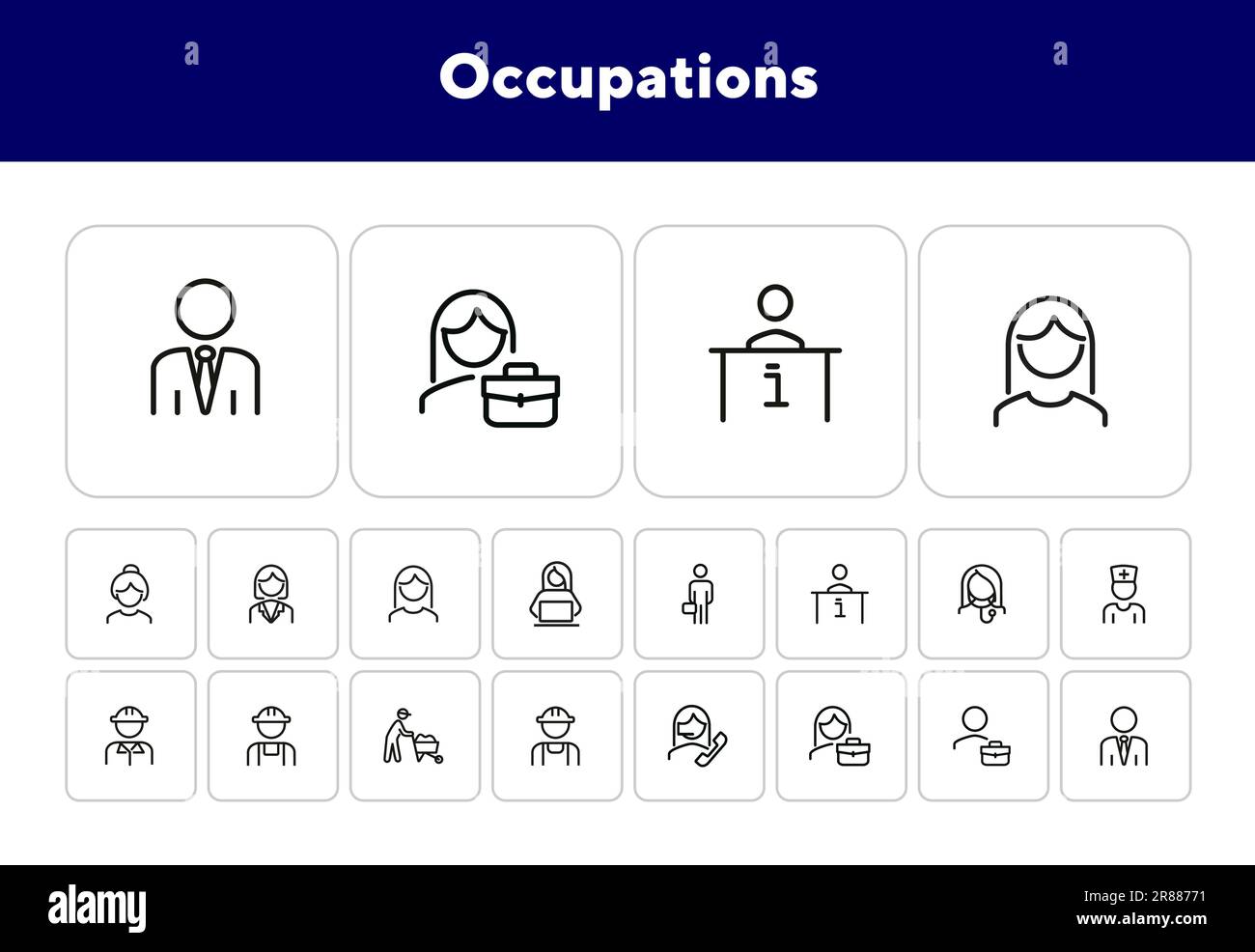 Professionality Stock Vector Images - Alamy