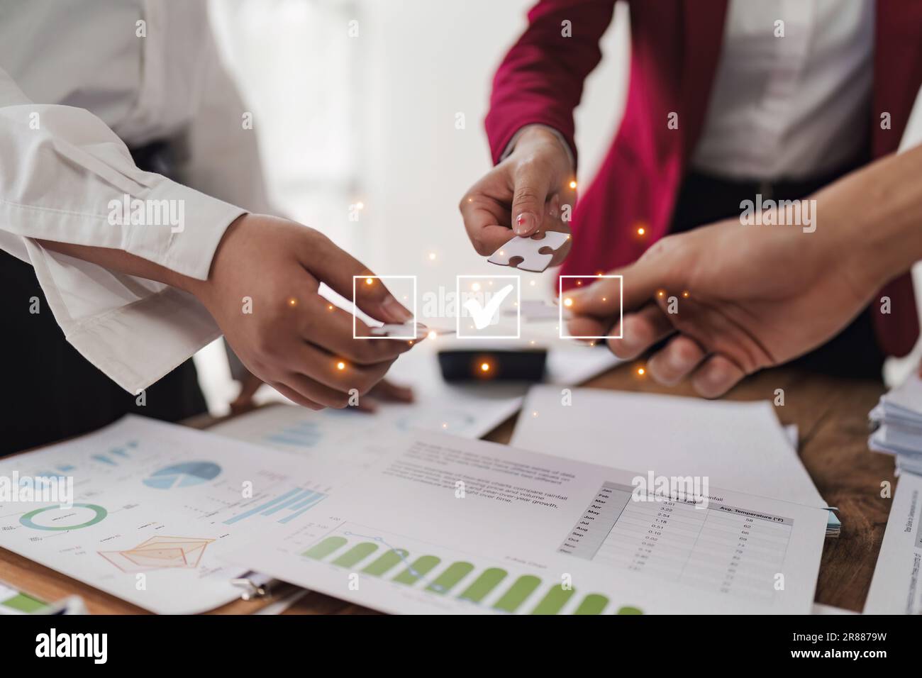 Business person process and workflow automation with flowchart ...