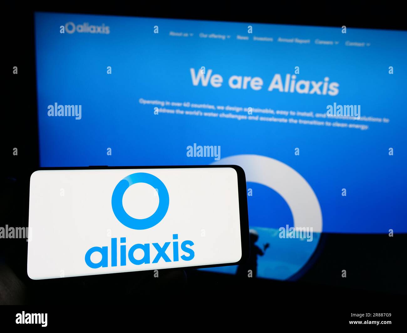 Aliaxis logo hi-res stock photography and images - Alamy