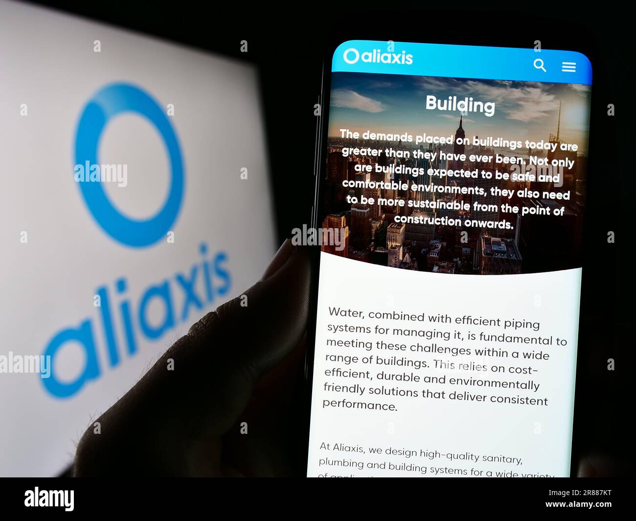 Aliaxis logo hi-res stock photography and images - Alamy